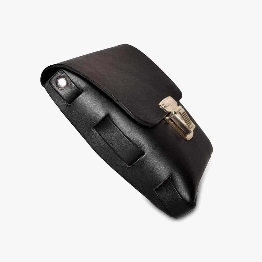 Prowler Red Leather Buckle Pouch - Mr Velocity