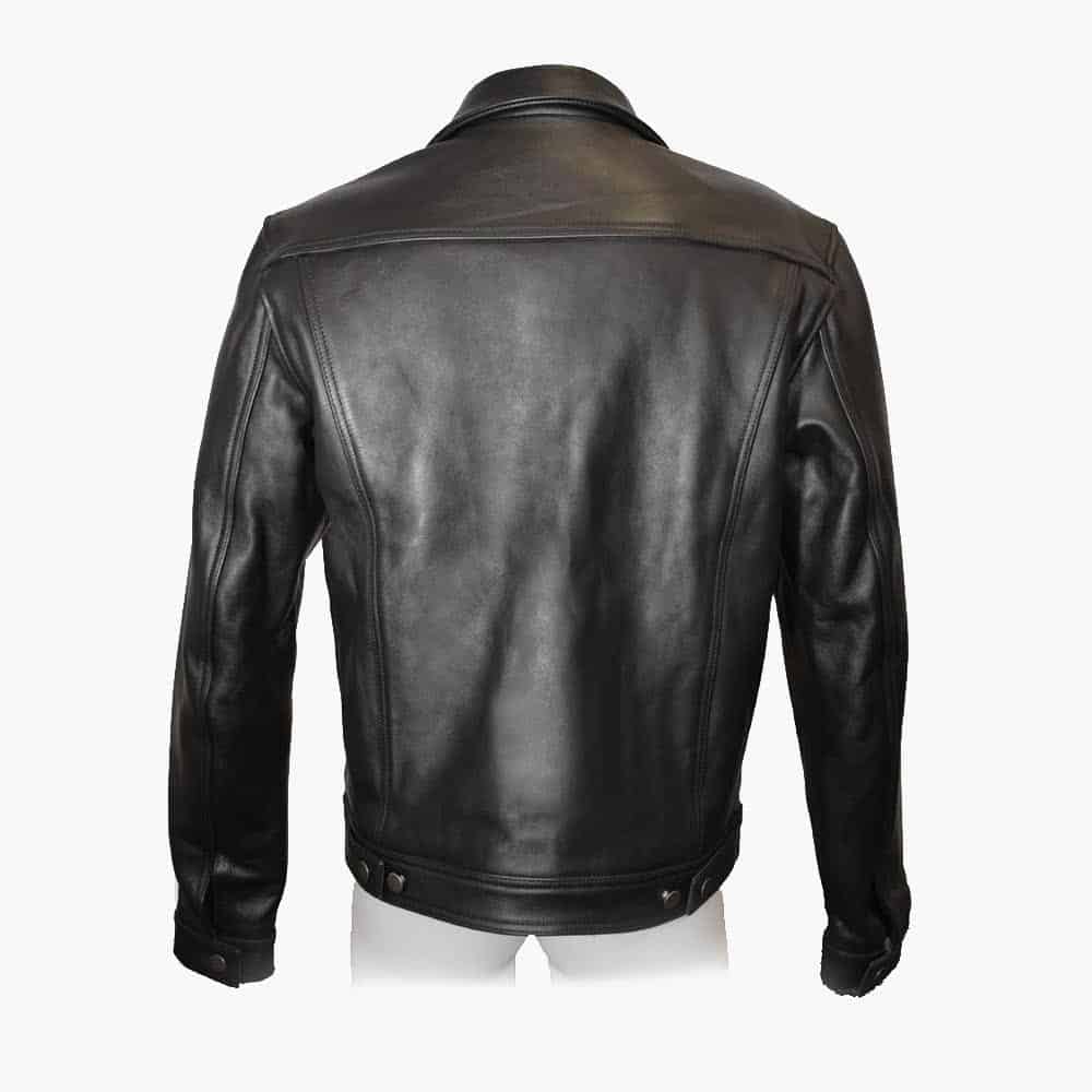 Prowler Red Leather Truker Jacket - Mr Velocity